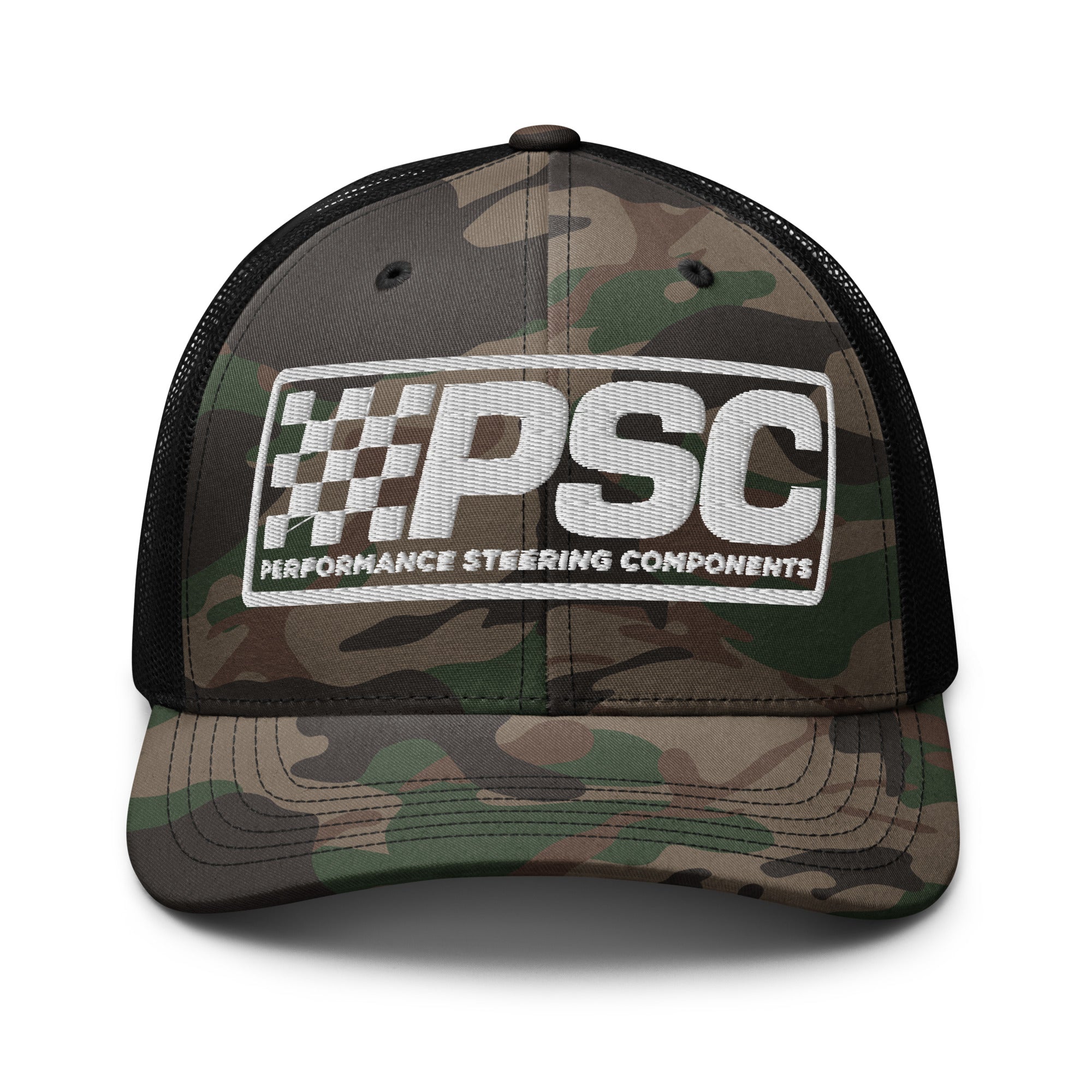 PSC Camouflage Trucker Hat | PSC Steering – PSC Motorsports