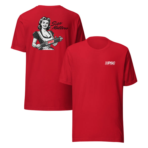 PSC Size Matters T-Shirt | PSC Steering – PSC Motorsports